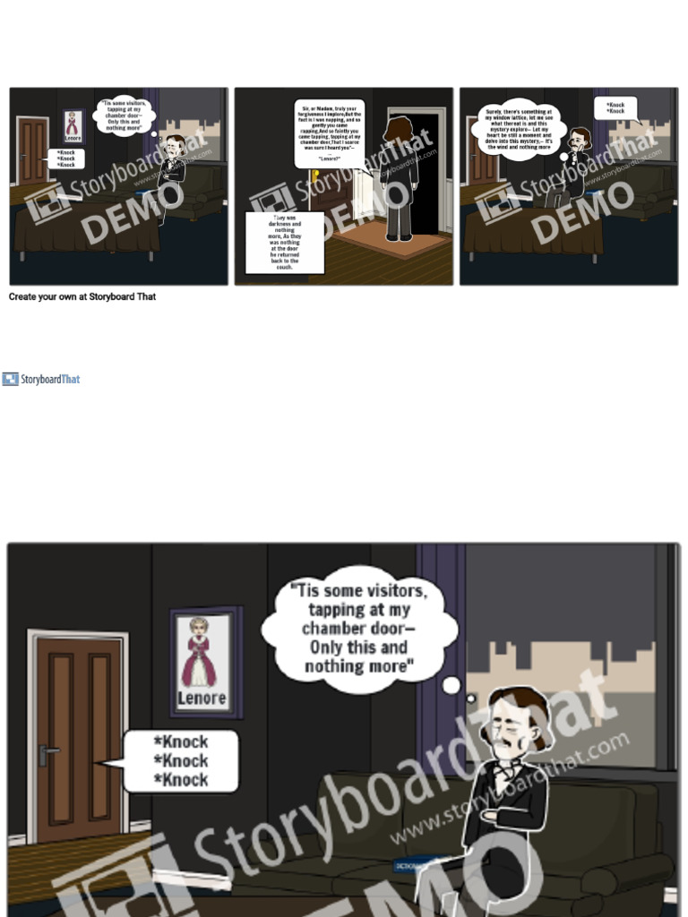 Burtonesque Graphic Novel The Raven | PDF