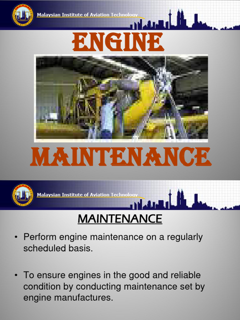 Aircraft Engine Maintenance Guide | PDF | Internal Combustion Engine ...