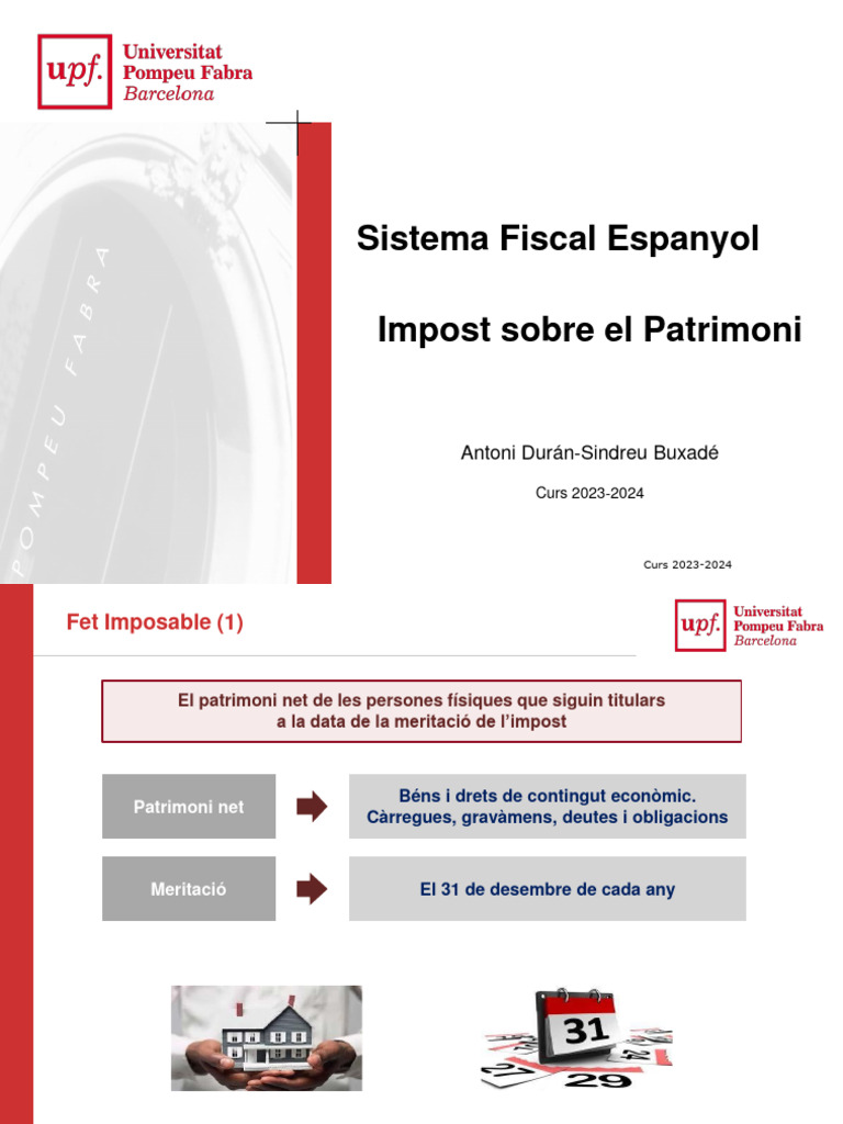 Impost Sobre El Patrimoni | PDF