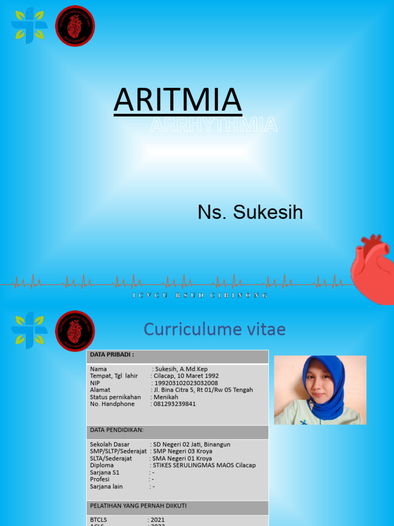 WS ARITMIA, Sukesih | PDF