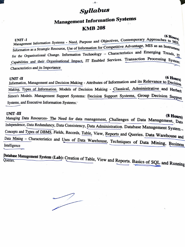 Management Information Systems Overview | PDF | Databases | Microsoft ...