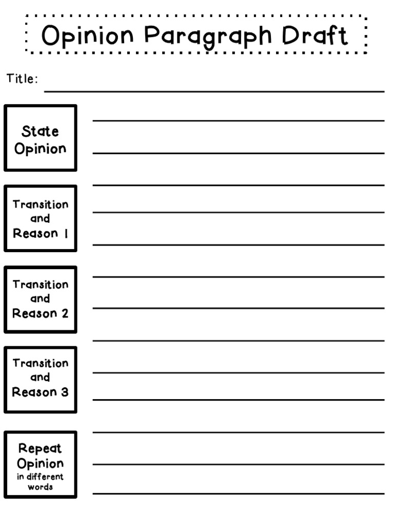 Opinion Paragraph Draft | PDF