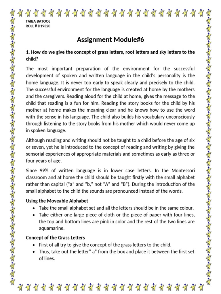 Pmc Module 6 Assignment Sada Gul Roll D12905 Download Free Pdf Adjective Noun 