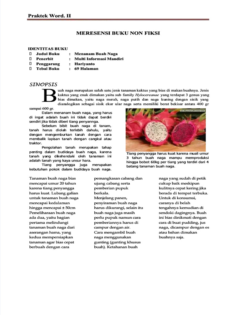 PDF Growing Dragon Fruit - Compress | PDF