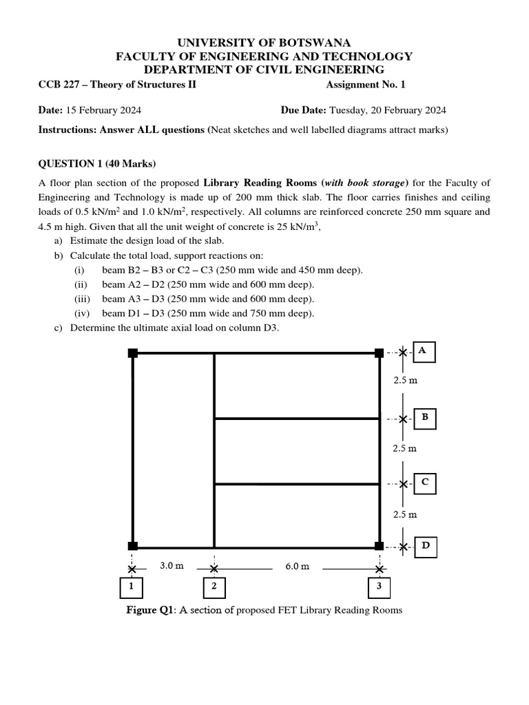 CCB 227 - Assignment No. 1 - 15.02.2024 | PDF