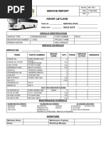 Vehicle Handover Checklist | PDF | Vehicles | Car