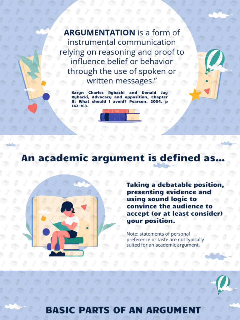 ARGUMENTATION | PDF | Reason | Argument