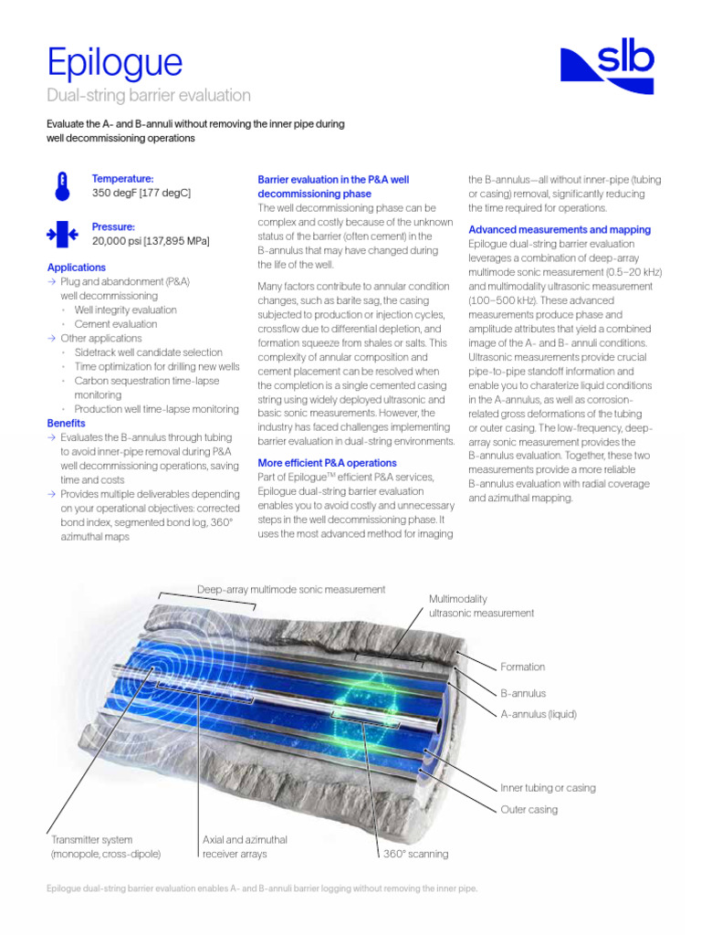 Dual-String P&A Barrier Evaluation Technology | PDF