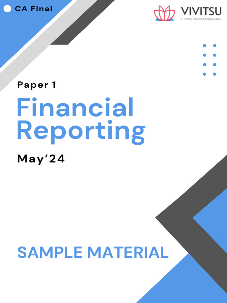 Financial Reporting | PDF | Historical Cost | Equity (Finance)