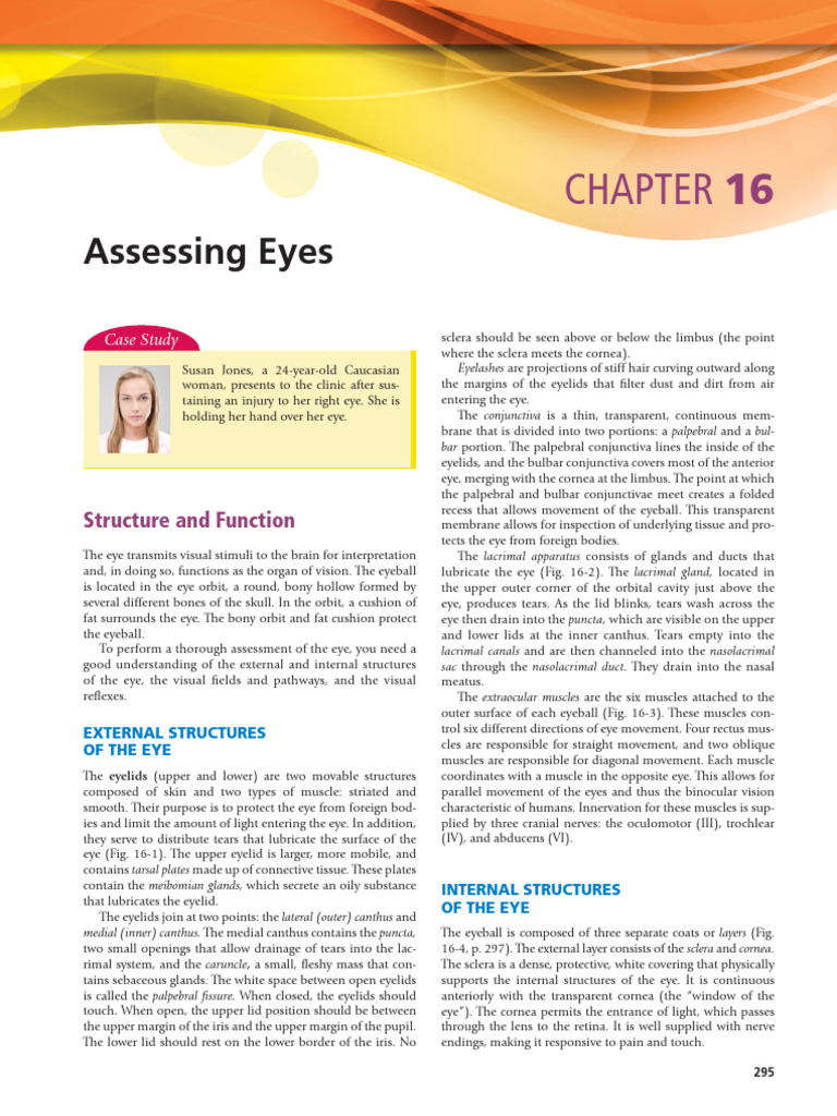 Assessing Eyes | PDF | Human Eye | Retina