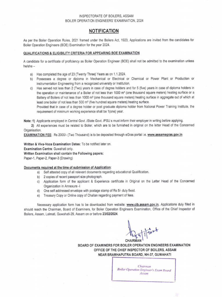 Boiler Form | PDF | Boiler | Steam