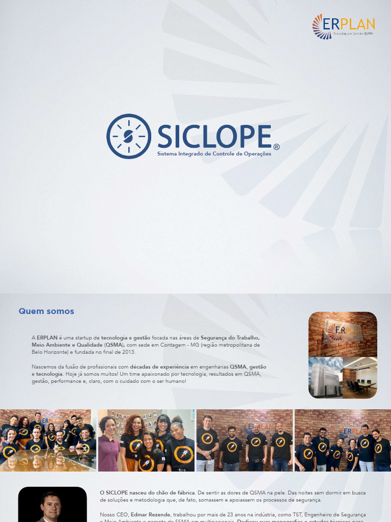 SICLOPE Sistema Integrado de Controle de Operacoes | PDF | Qualidade (negócios) | Tempo