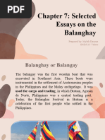 Balangay | PDF | Sailing Ships | Ship Types