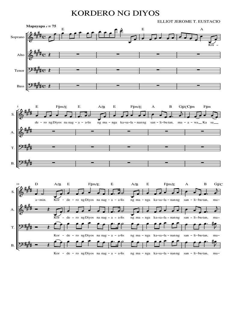 Kordero NG Diyos | PDF