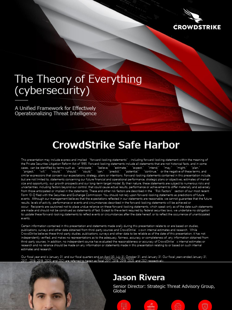 Operationalizing Cyber Threat Intelligence | PDF | Computer Security | Security