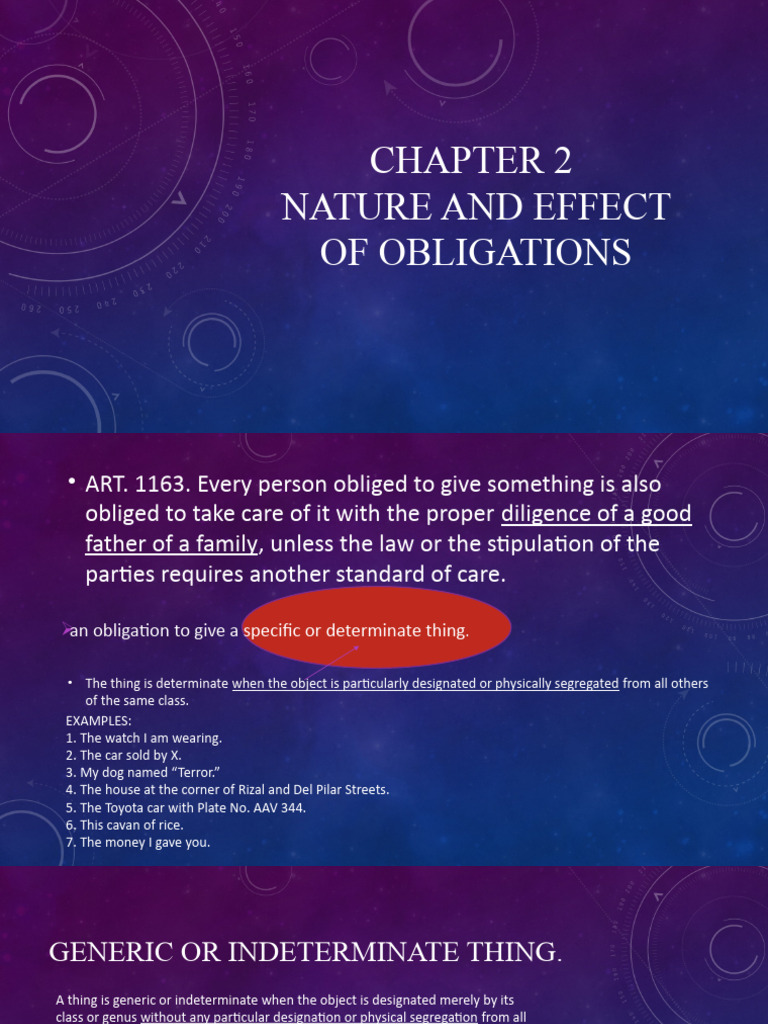 Chapter 2 Obligation 1 | PDF | Interest | Legal Concepts