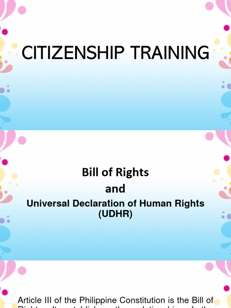Citizenship Training | PDF | Search And Seizure | United States Bill Of ...