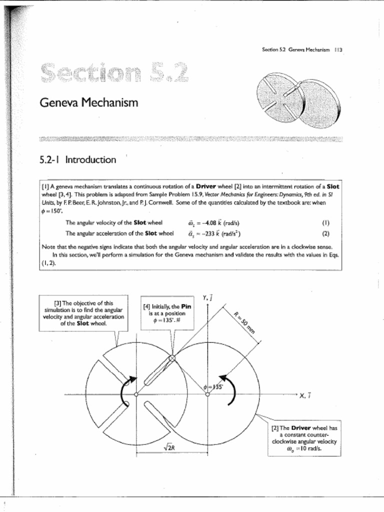 SW Dynamics Lab Geneva Mechanism | PDF