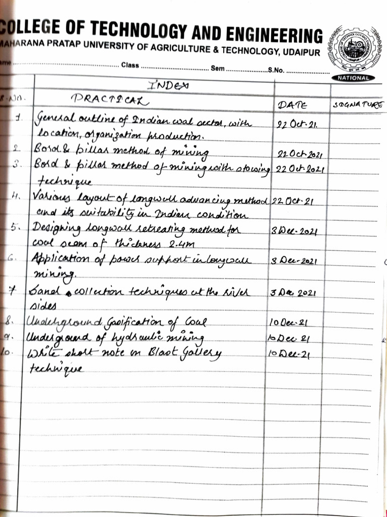 #7ug Coal Mining NILESH | PDF
