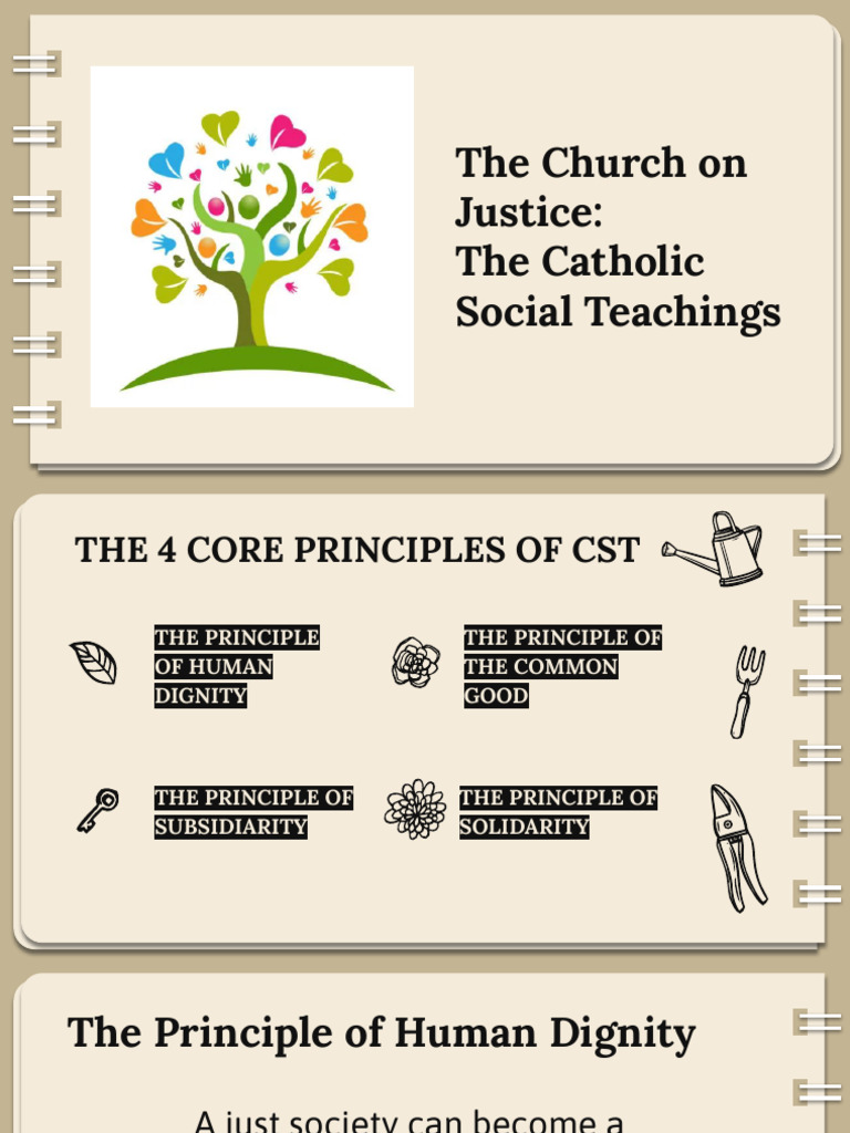 Catholic Social Teaching Principles | PDF | Catholic Social Teaching | Applied Philosophy