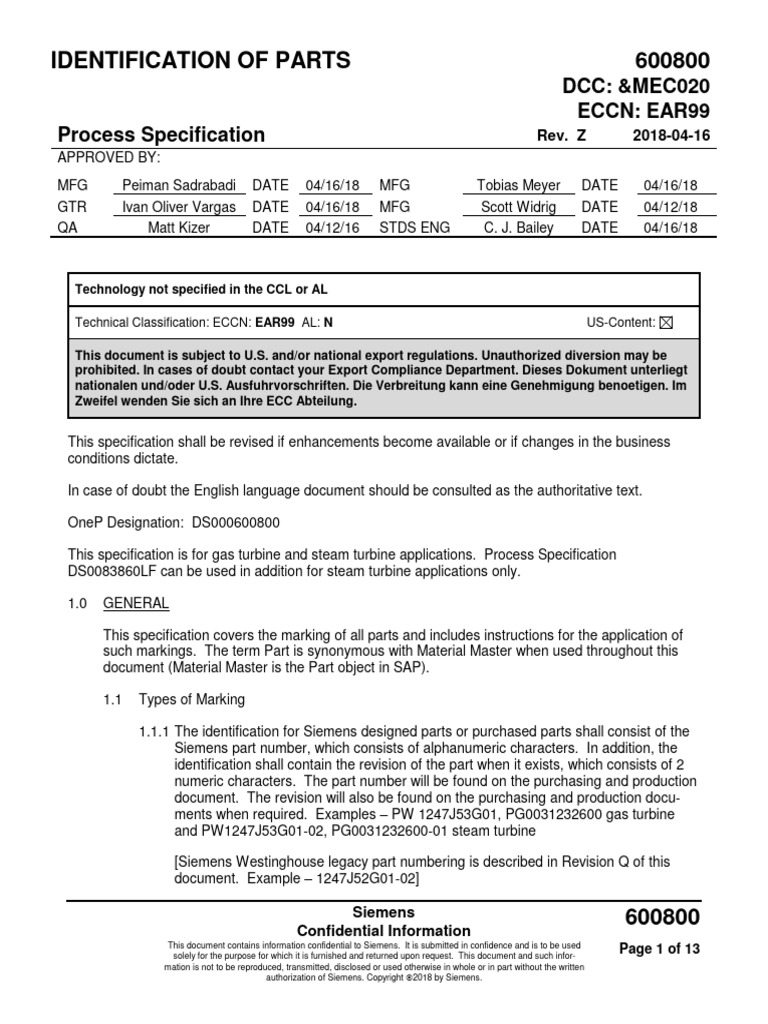 Spe DS000600800 Z en 001 | PDF | Etching | Turbine