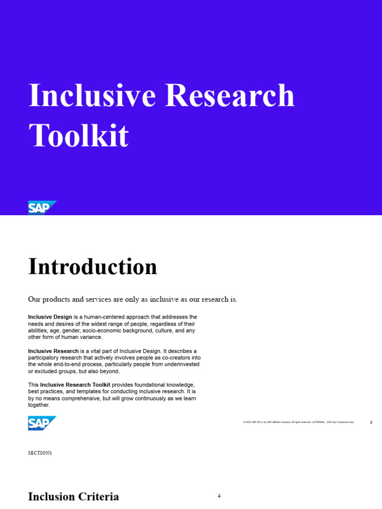 Inclusive Research Playbook | PDF | Usability | Disability
