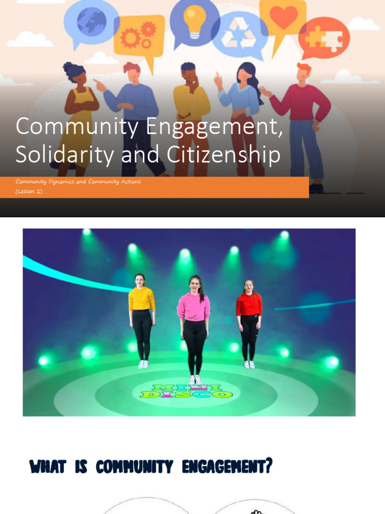 Understanding Community Dynamics | PDF | Community | Intention