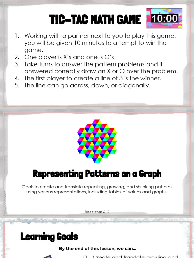 Representing Patterns On A Graph | PDF