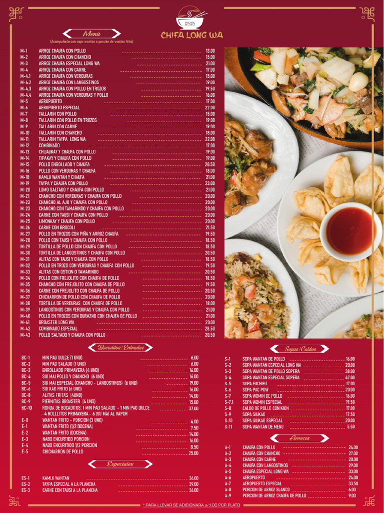 Carta Chifa 2023 | PDF