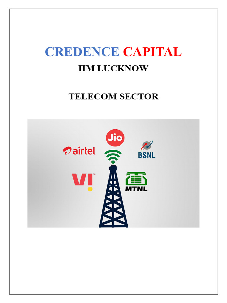 Telecom Sector Report | PDF | Mobile Broadband | Fiber To The X