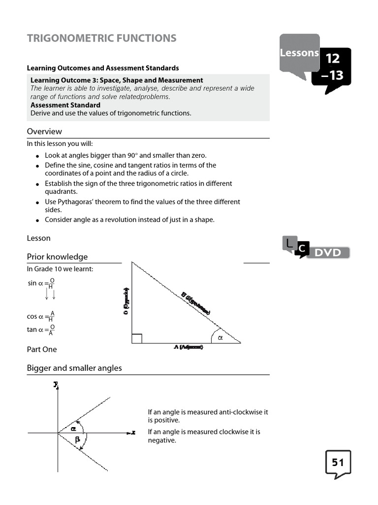 Understanding Trigonometric Functions | PDF | Trigonometric Functions | Mathematical Objects