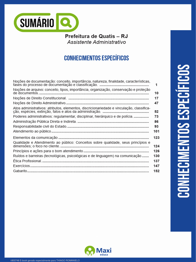 05 Conhecimentos Especificos | PDF