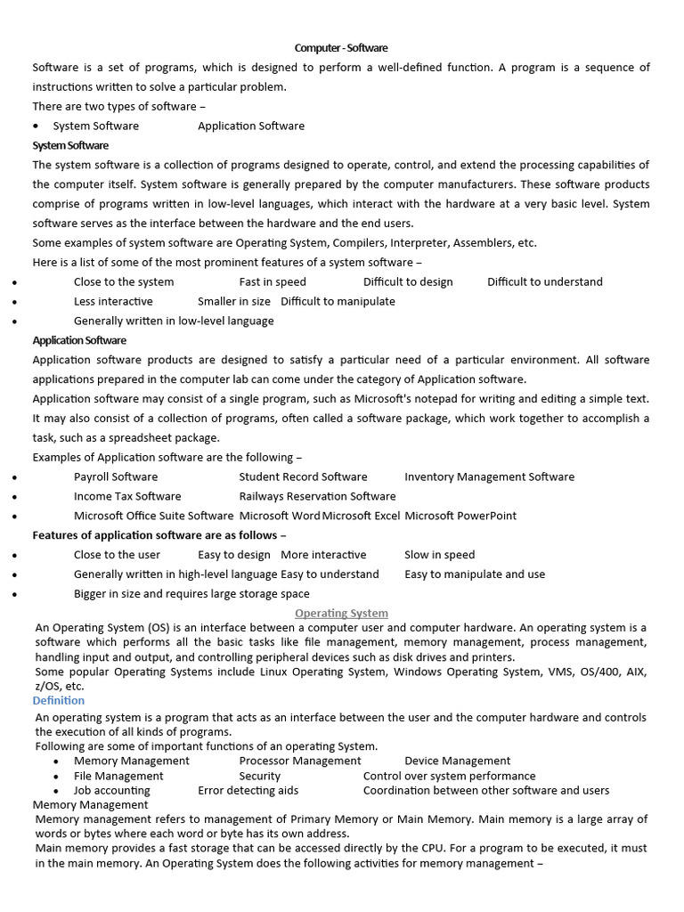 Computer | PDF | Operating System | Process (Computing)