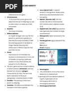 Grade 12 Genetics Notes | PDF