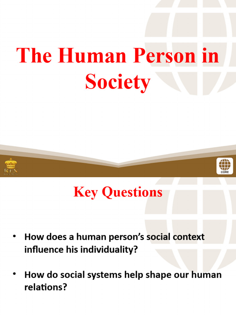 6 The Human Person in Society | PDF | Science | Modern Philosophy