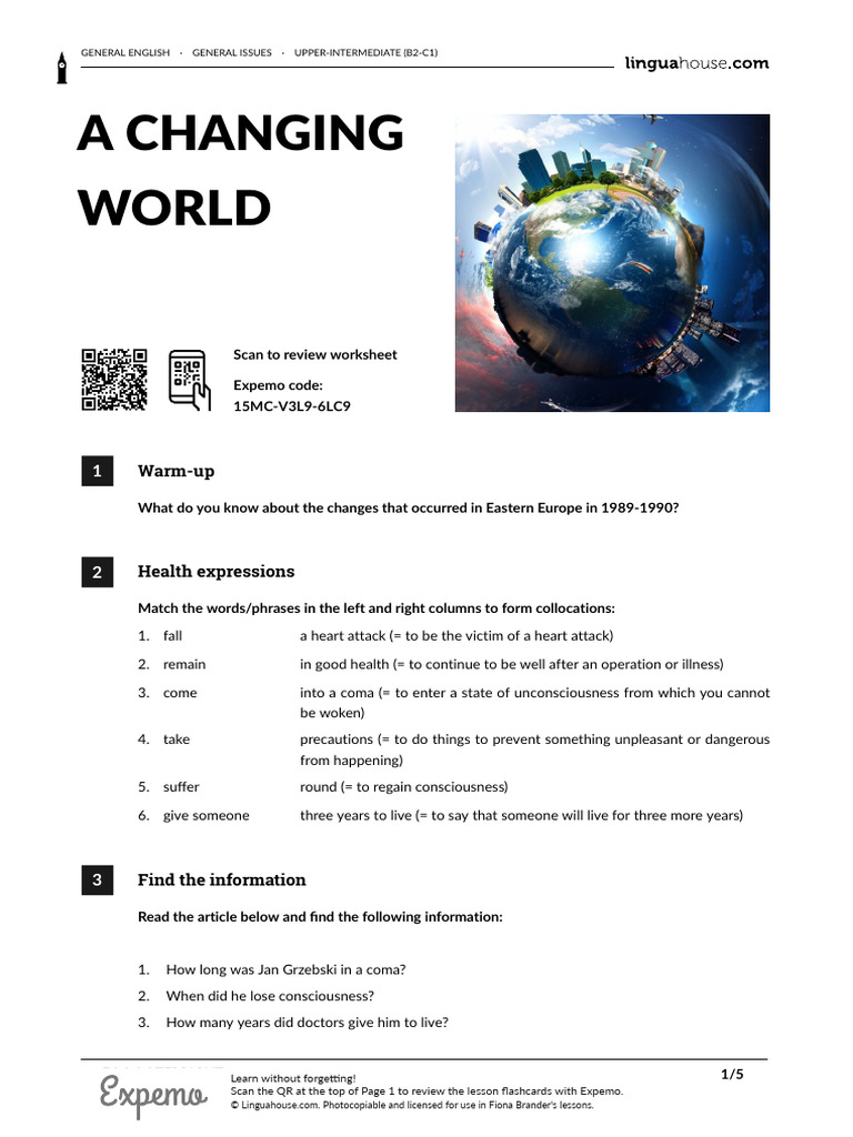 a-changing-world-british-english-student-ver2-bw | PDF | World Wide Web | Internet & Web
