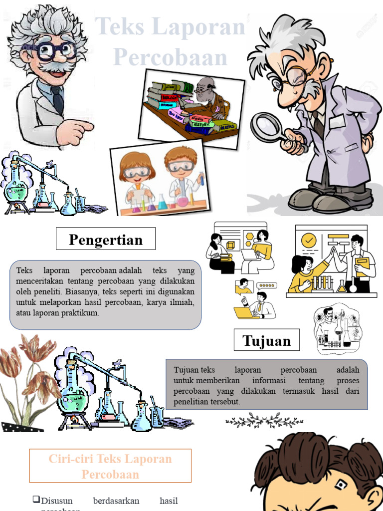 Teks Laporan Percobaan | PDF | Seni & Disiplin Bahasa | Sains & Matematika