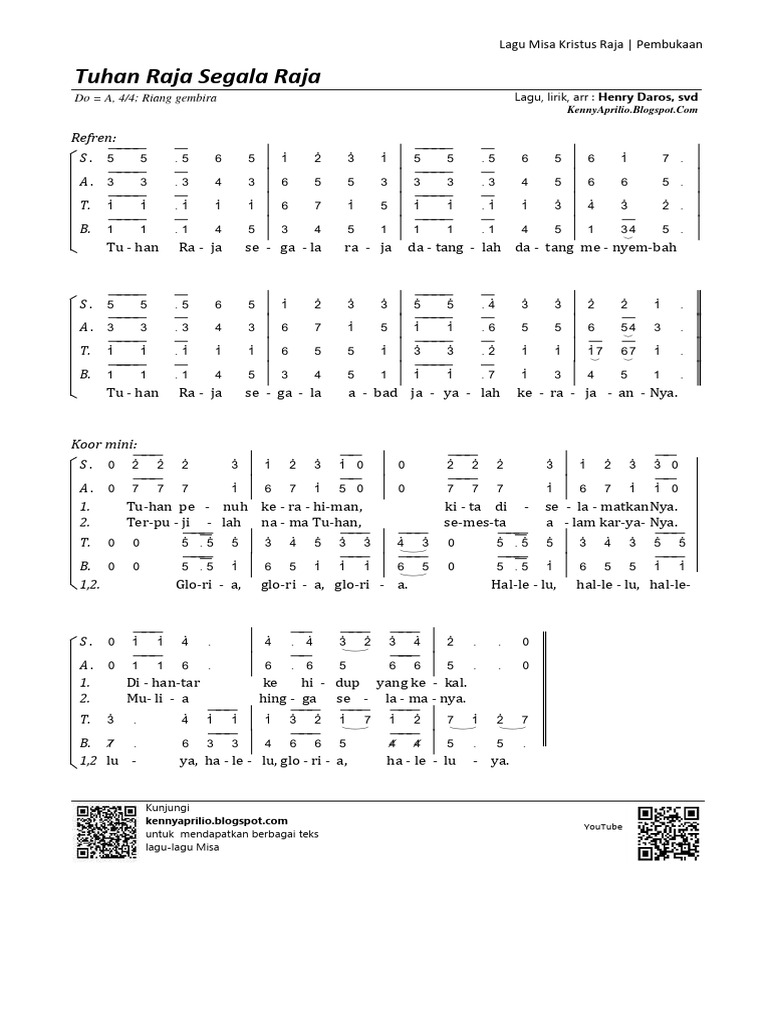 Tuhan Raja Segala Raja - Henri Daros | PDF