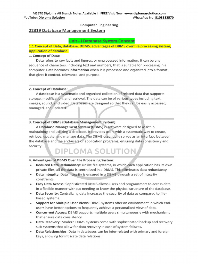 Database Management System | PDF