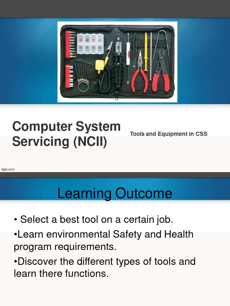 Computer System Servicing (NCII) | PDF | Electrostatic Discharge ...