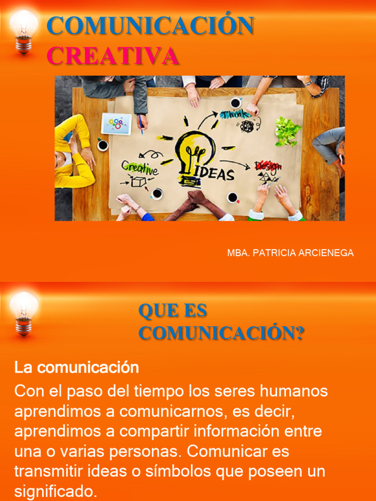 Comunicacion Creativa | PDF | Creatividad | Hemisferio cerebral