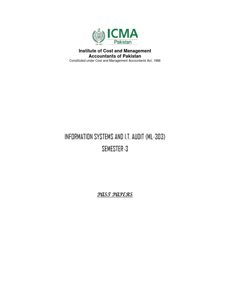 Full IT Audit Workbook 2015 | PDF | Computer Network | Databases