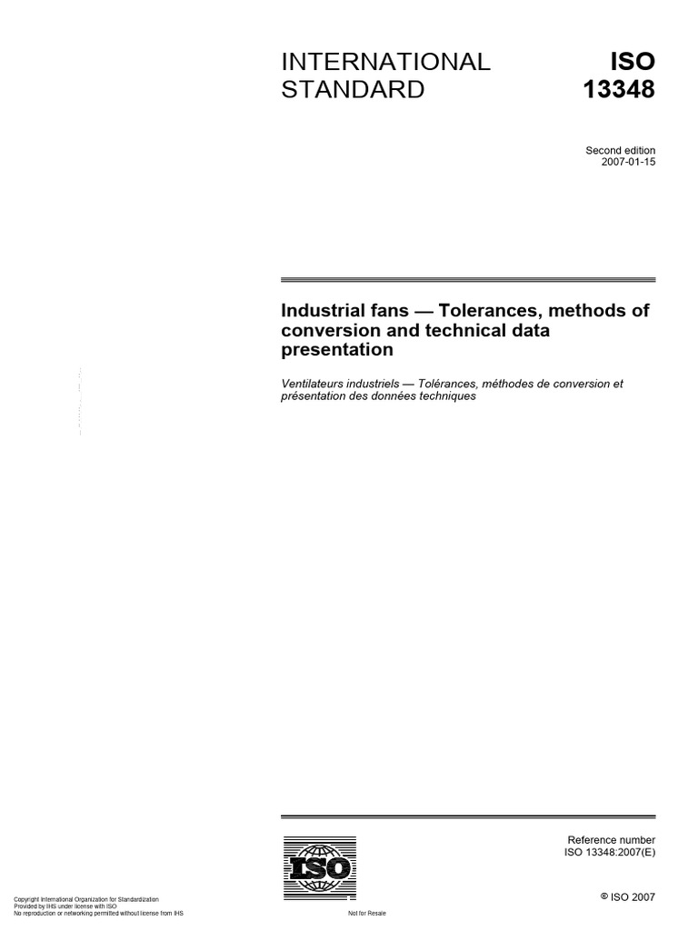 Iso 13348 2007 | PDF | International Organization For Standardization ...