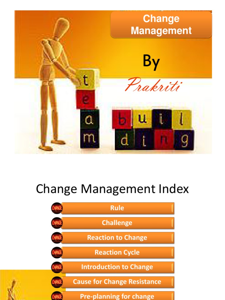 PPT, Change Management | PDF