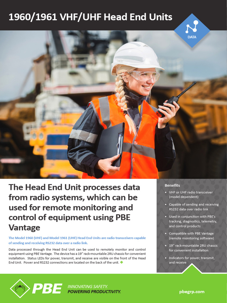 1960-1961 Head End Units Tech Sheet | PDF | Radio | Very High Frequency