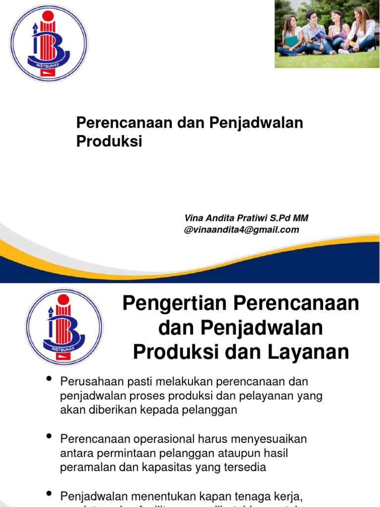 Perencanaan Dan Penjadwalan Produksi | PDF