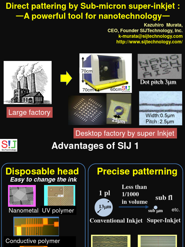 SIJ Technology | PDF | Printer (Computing) | 3 D Printing