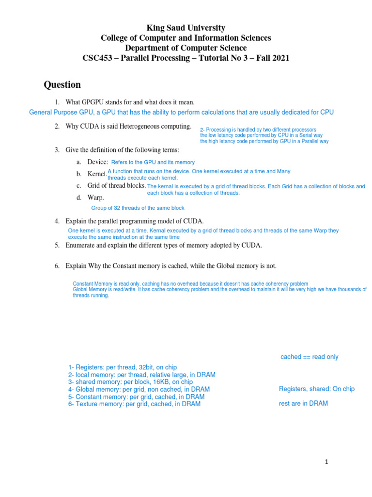 Tutorial No 3 | PDF | Parallel Computing | Thread (Computing)