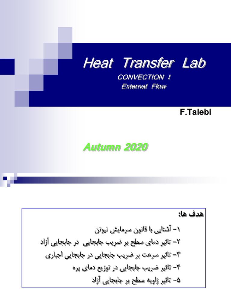 Convection External Flow Pdf