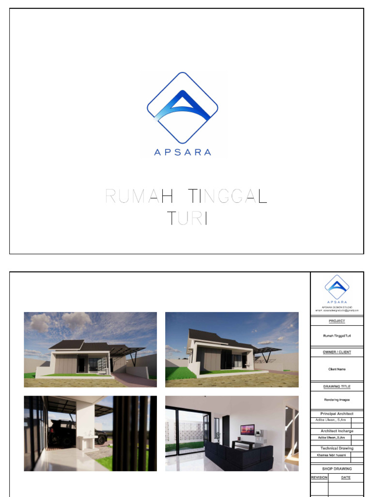 DED Rumah Tinggal Turi (Updated) | PDF